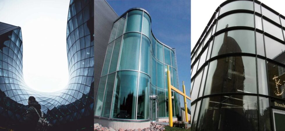Bending Curtain Wall - Creating Beautifully Curve Facades - Inductaflex